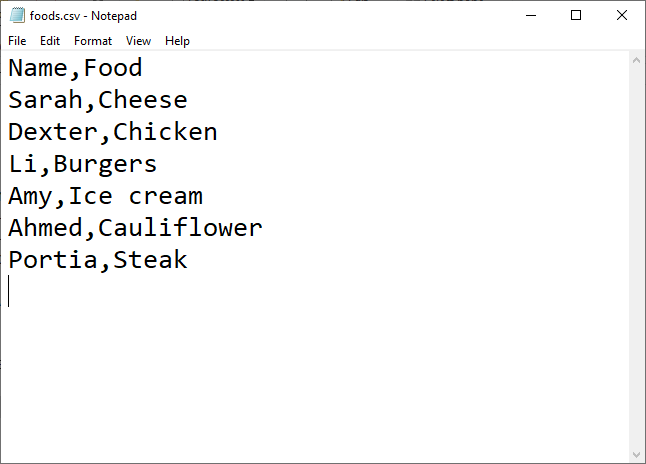 How To Structure Data In CSV Files