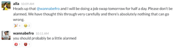 Job Swapping at Futurelearn: An Experiment